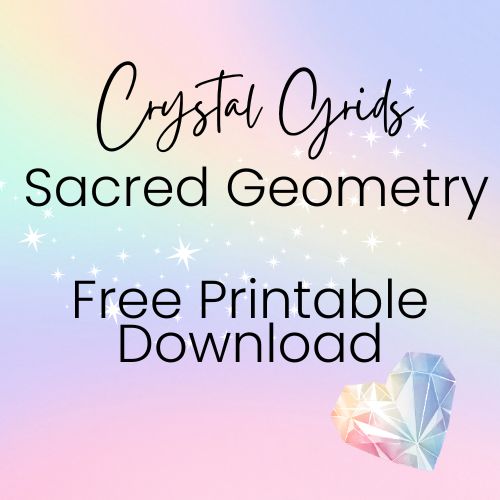 Printable Crystal Grids Sacred Geometry Addition – Crystals and Sun Signs