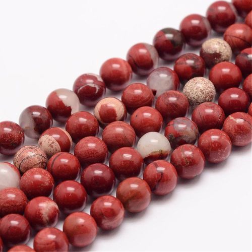 Red Jasper Gemstone Beads – Crystals and Sun Signs